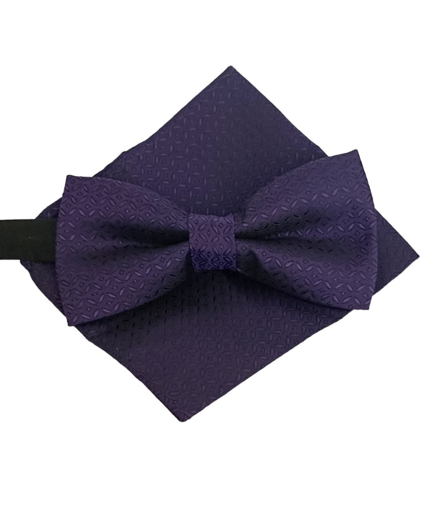 corbatin con pañuelo morado - Lucíacorbatas